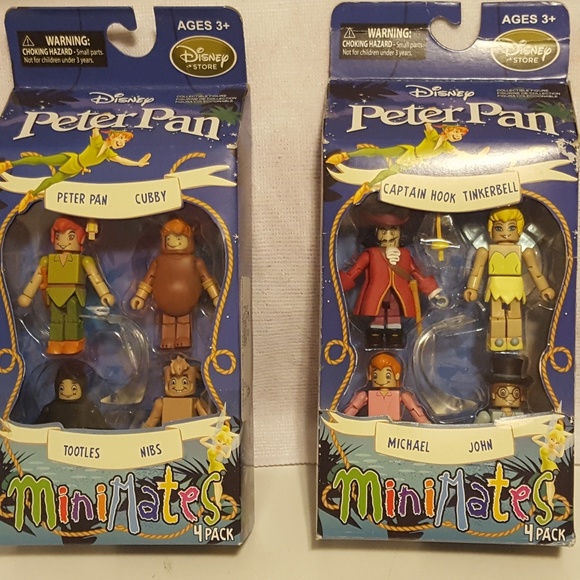 Disney | Other | New Peter Pan Mini Mates Sets | Poshmark